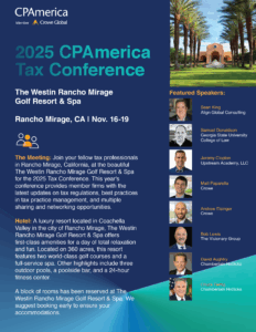 2025 Tax Conference - CPAmerica
